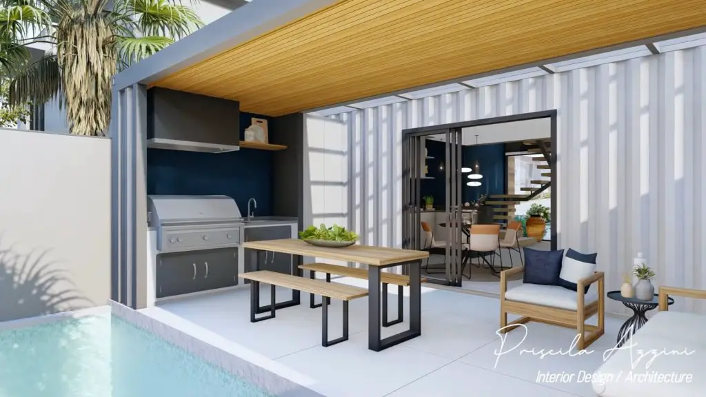 Double Story Stylish Looking Container Home