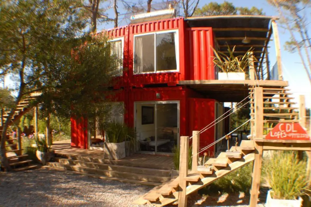 Apartments made of Shipping Containers