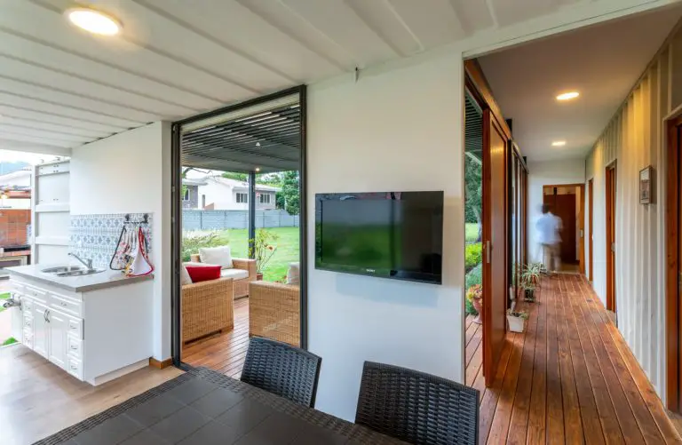 Amazing L Shaped Container Home