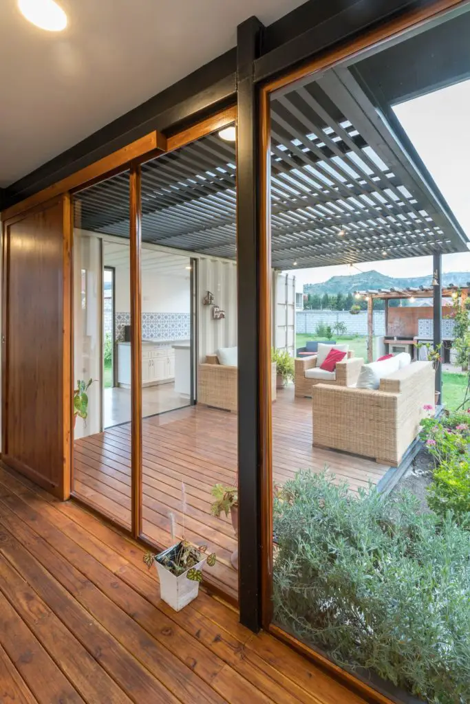 Amazing L Shaped Container Home