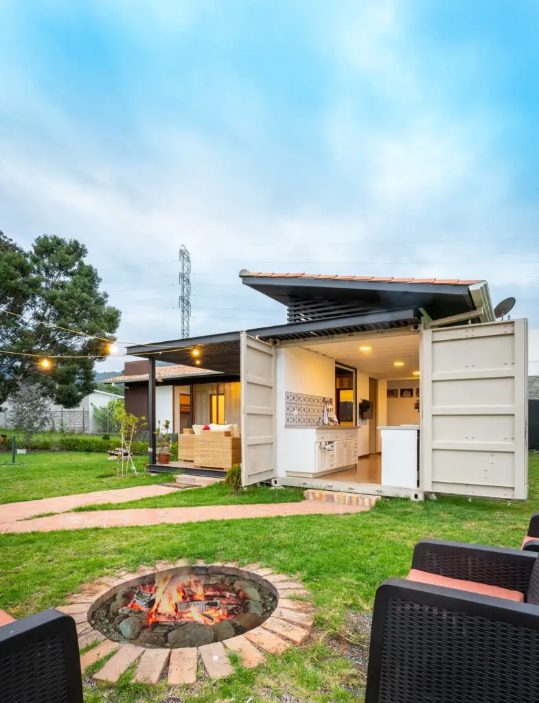 Amazing L Shaped Container Home