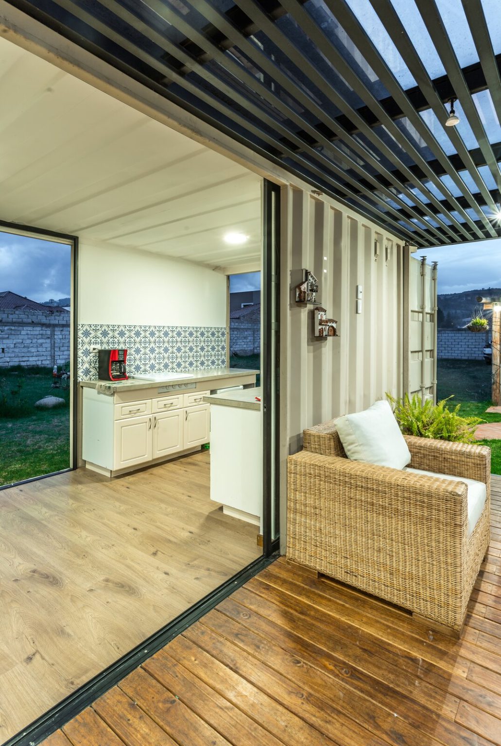 Amazing L Shaped Container Home