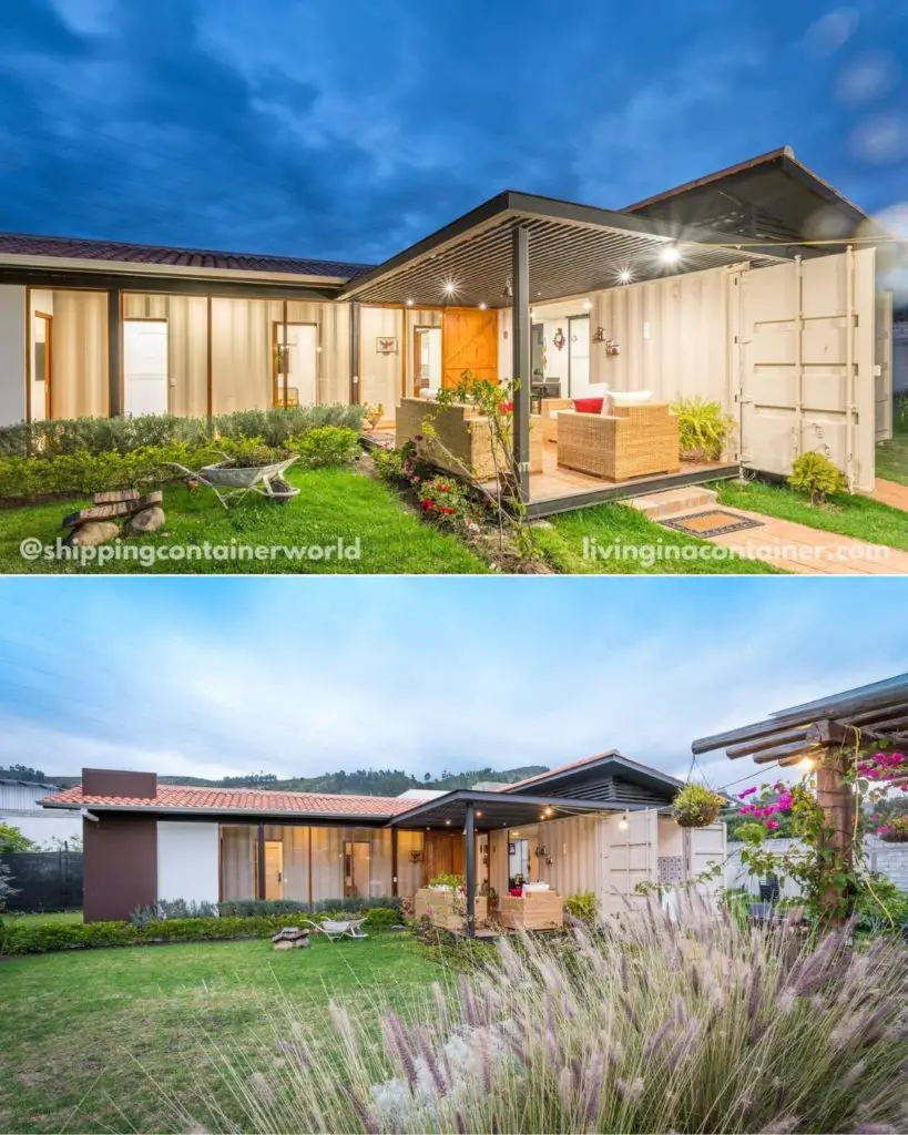 Amazing L Shaped Container Home