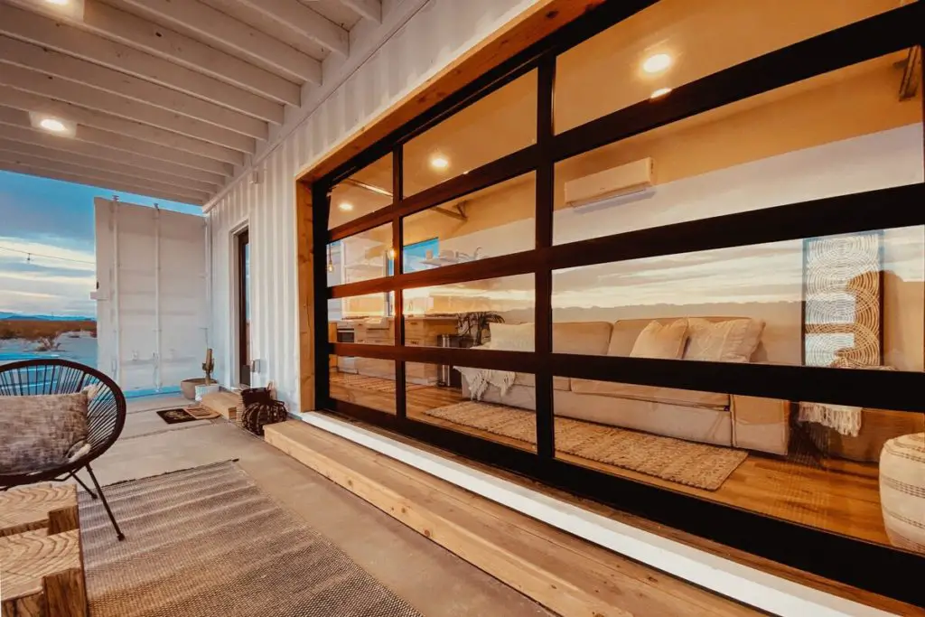 Container Home in Desert of California