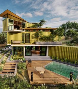 Triple Storey Container House Design