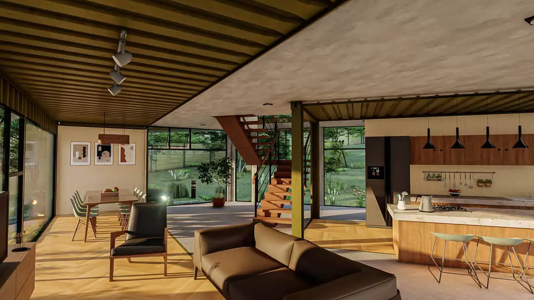 Triple Storey Container House Design