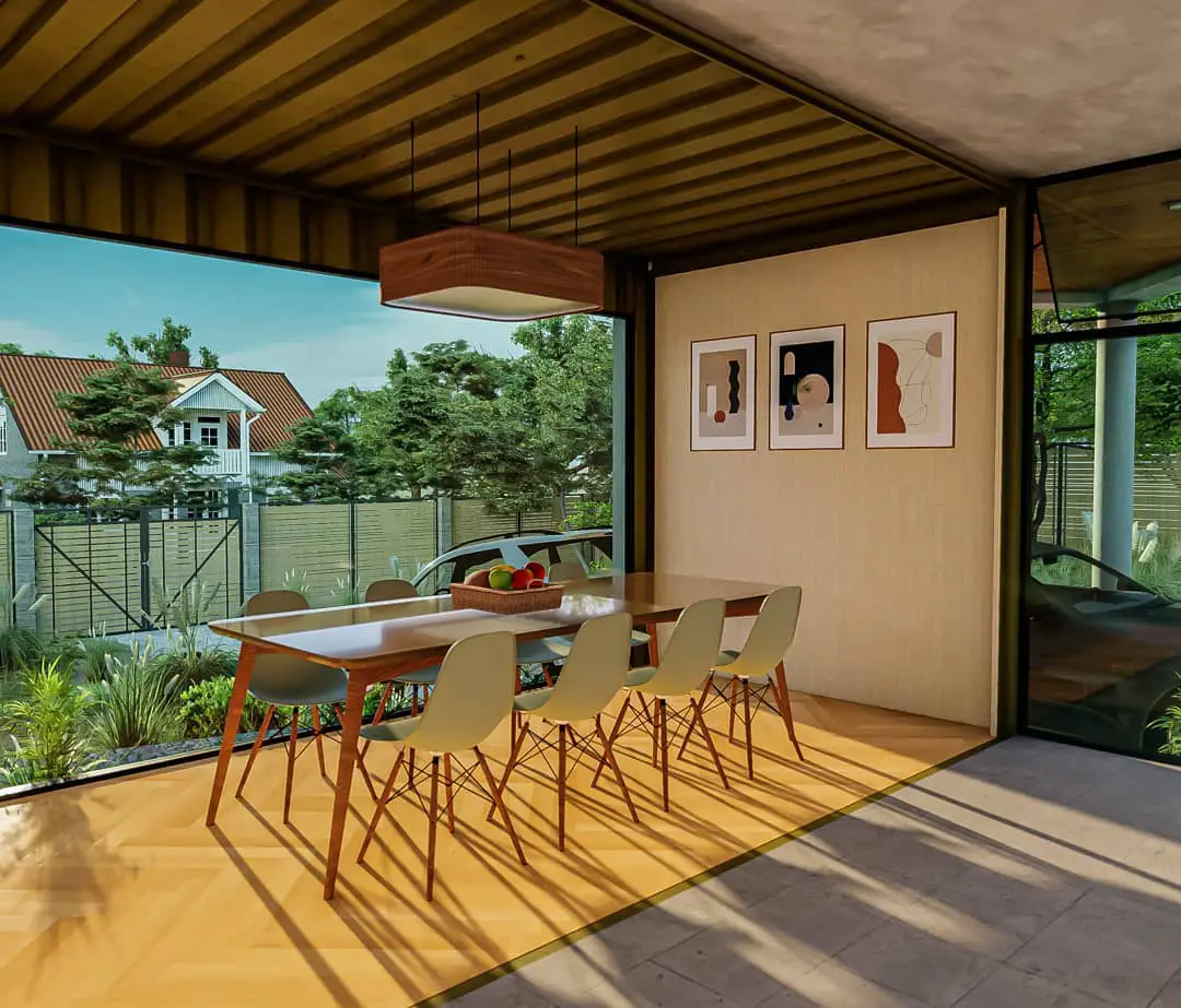 Triple Storey Container House Design