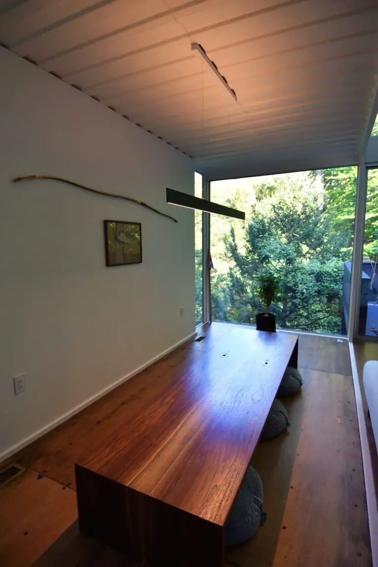 Shipping Container Home in Center of Trees