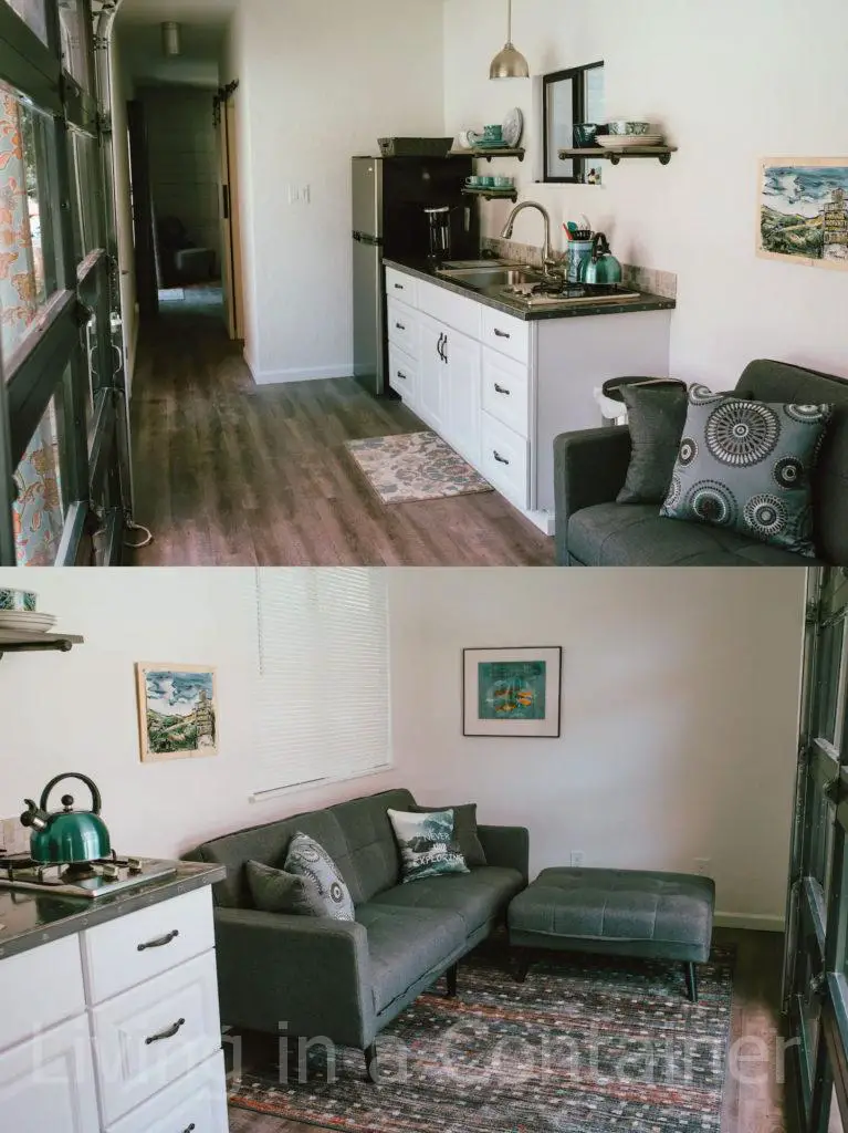 Tiny Cozy Container Home | Living in a Container