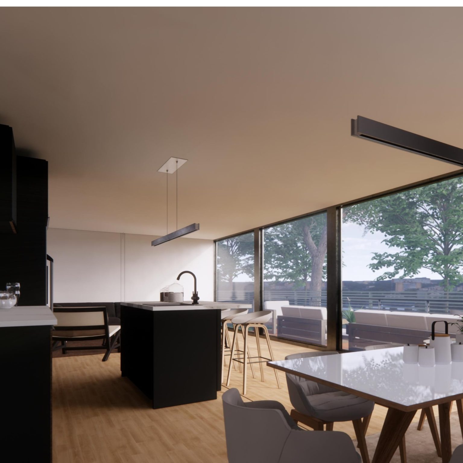 White Container House Design Offering Modular Living | Living in a ...