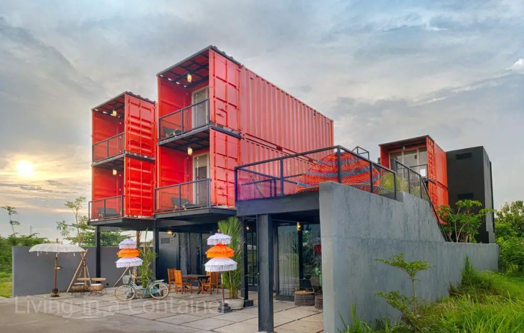 Container Guest House in Bali