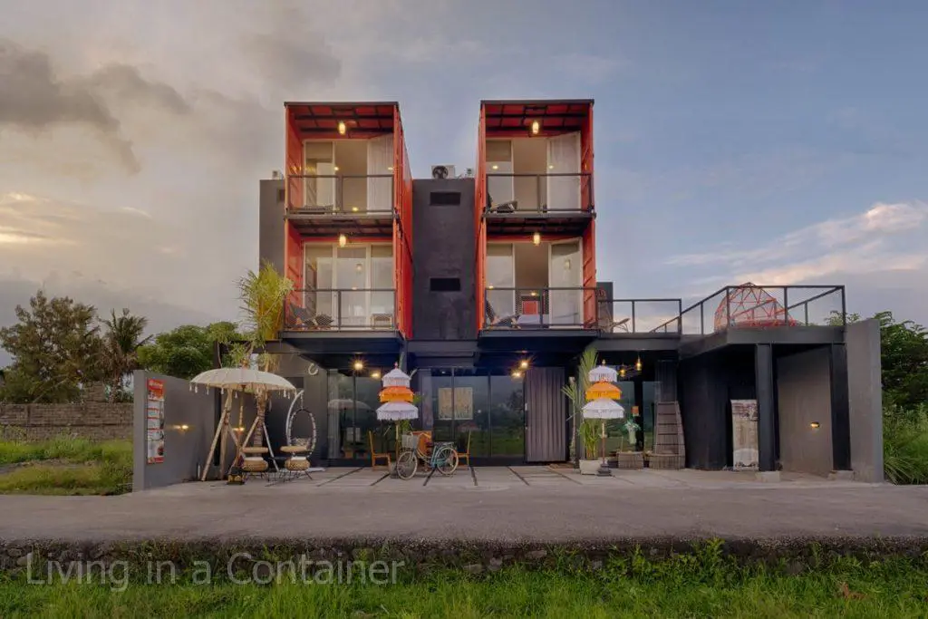 Container Guest House in Bali