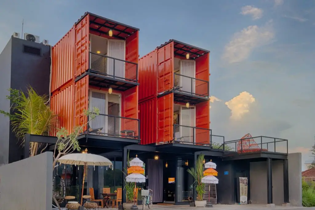Container Guest House in Bali