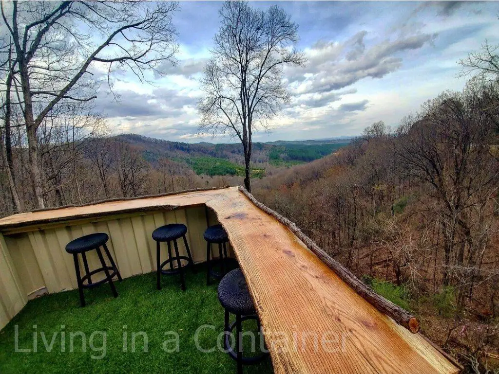 Container House in Centre of Trees | Living in a Container