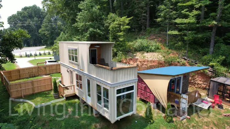 Container House in Centre of Trees | Living in a Container