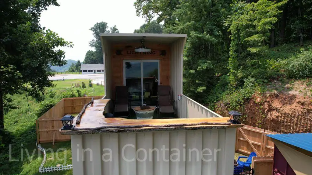 Container House in Centre of Trees | Living in a Container