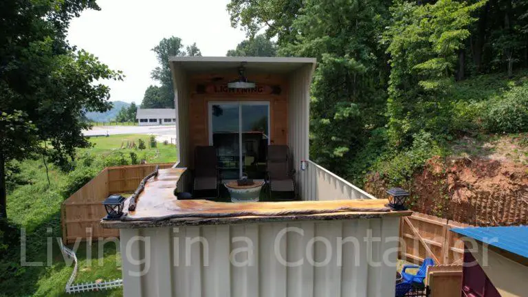 Container House in Centre of Trees | Living in a Container