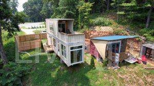 Container House in Centre of Trees | Living in a Container
