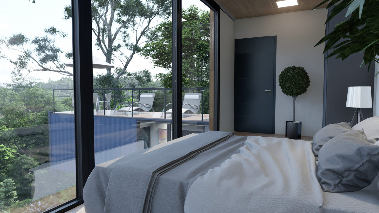 Glass and Containers make this Home | Living in a Container