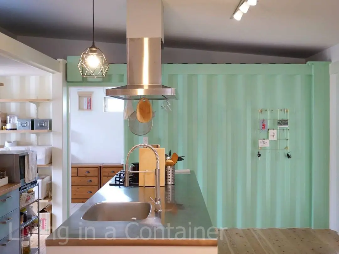 Royal Blue Painted Container Home | Living in a Container