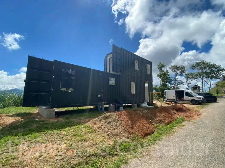 Two Story Shipping Container Home | Living in a Container