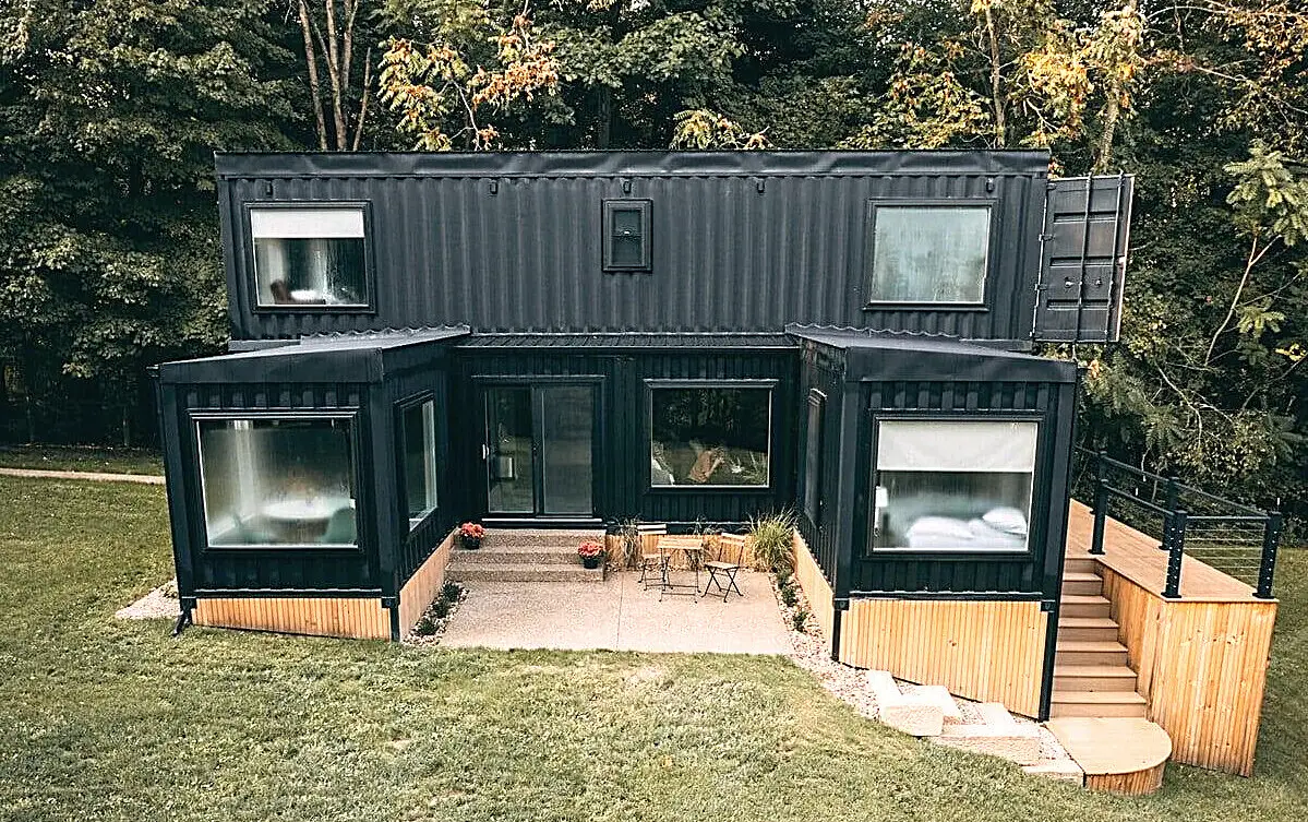 Massive 6 Unit Shipping Container Home