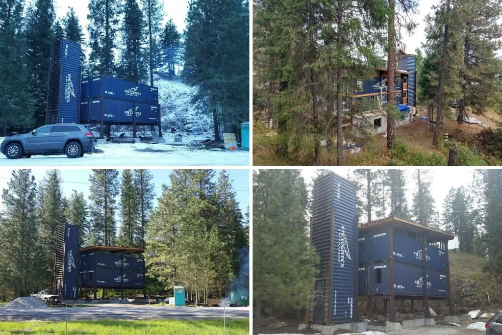 3-story Container Home Built in 3 years