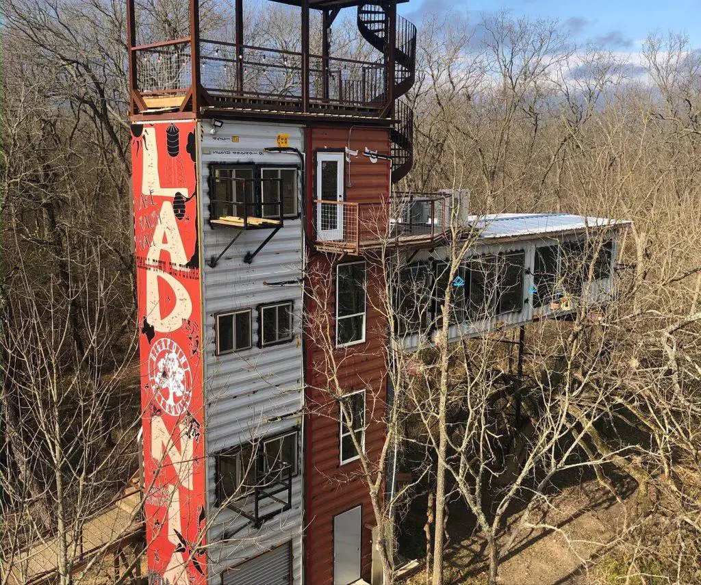 Vertical Shipping Container House