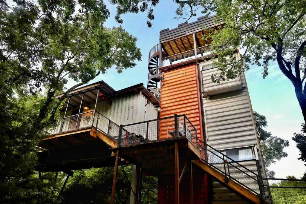 Vertical Shipping Container House | Living in a Container