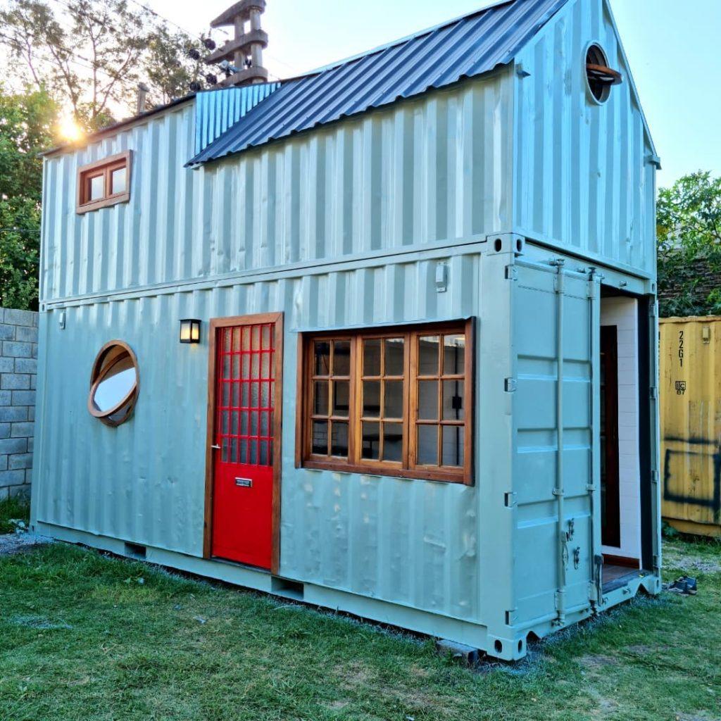 Cute two-story Container House | Living in a Container