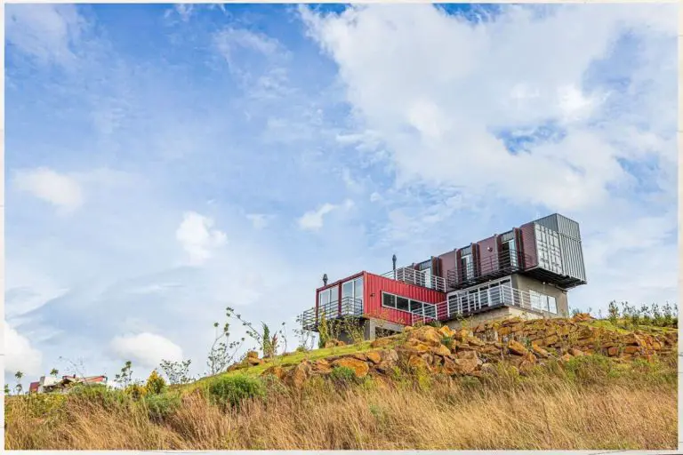 Container House Design with Four Shipping Containers