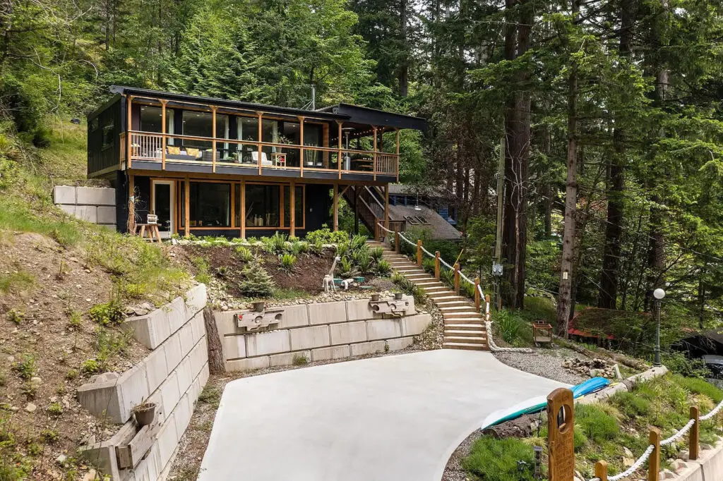 $850K Hillside Shipping Container Home