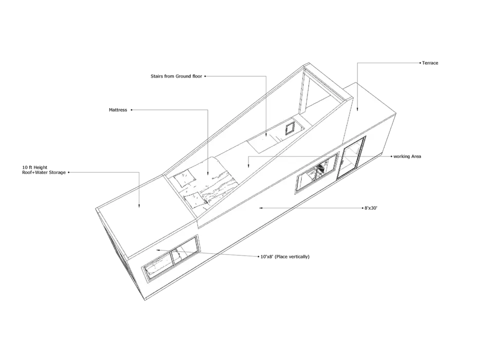 2 Bedroom Container House Design With Terrace