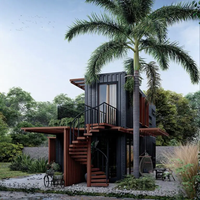 Two-storey Container House Model