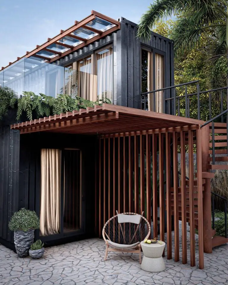 Two-storey Container House Model