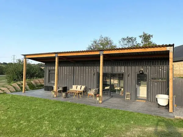 Shipping Container Turned into a Beautiful Airbnb