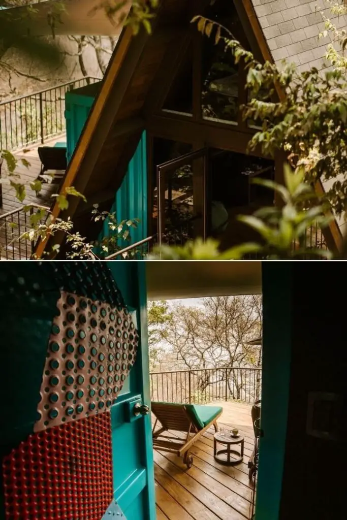 A Stylish Combination of an A-Frame House and a Shipping Container