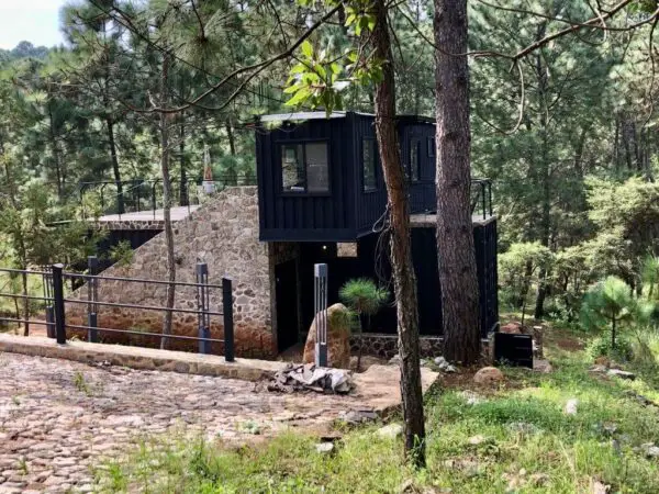 Container Living: A Three-Story Castle-Like Design