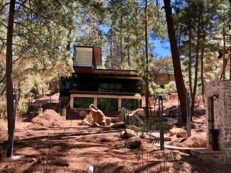 Container Living: A Three-Story Castle-Like Design