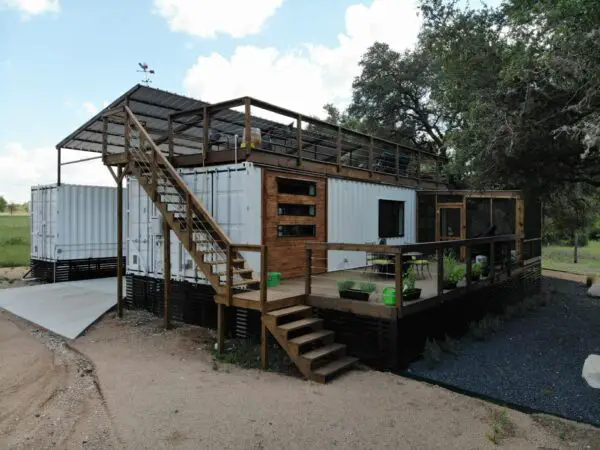 Mid Century Modern Container Home