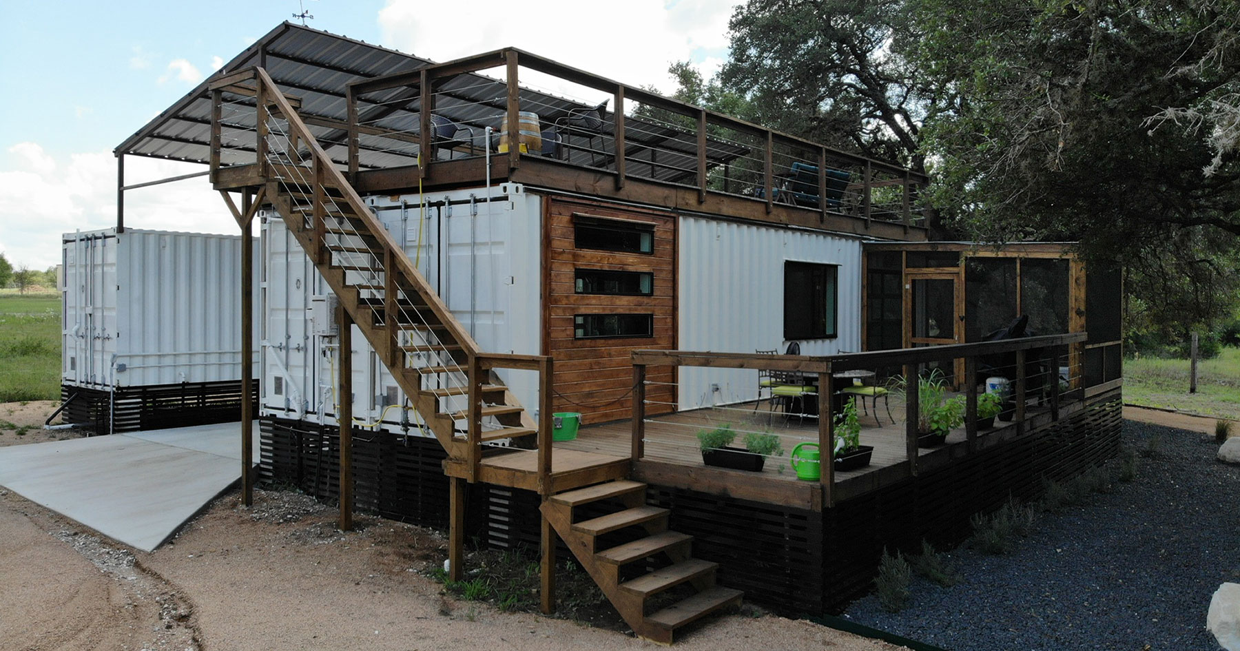 Mid Century Modern Container Home Mid Century Modern Container Home