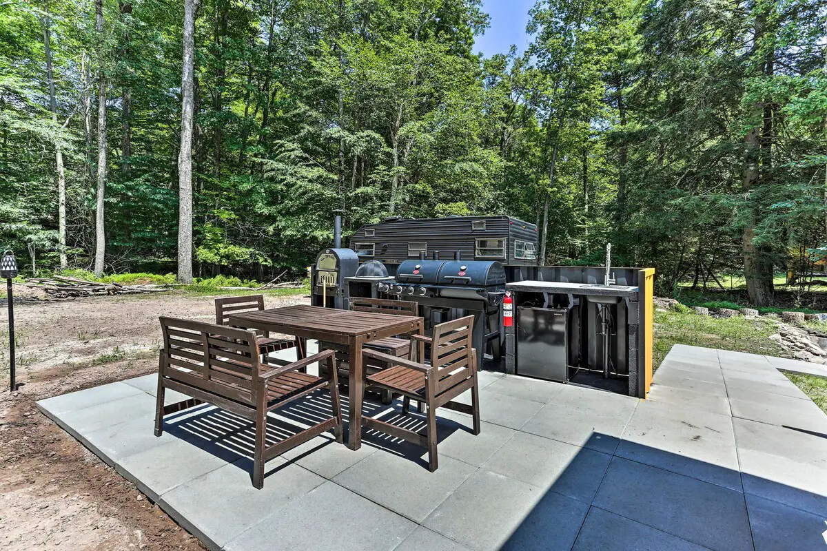 Two-Story Container Home in the Forest