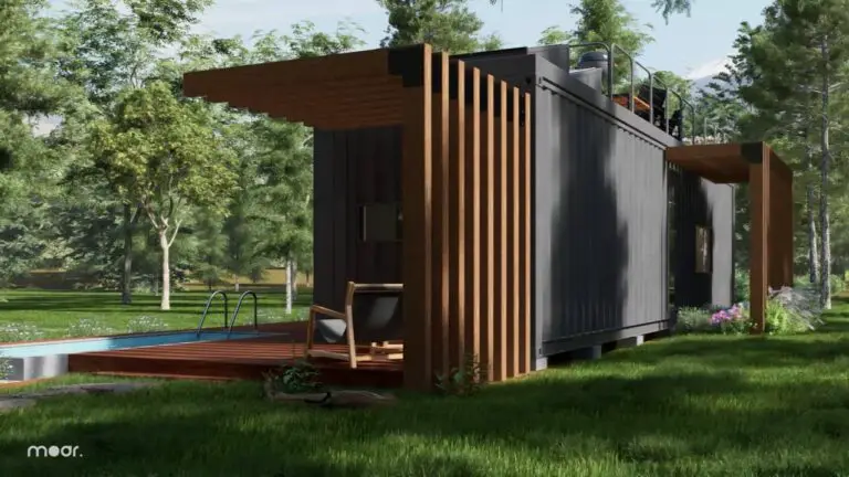 Compact Luxury: A 40ft Container Home Design