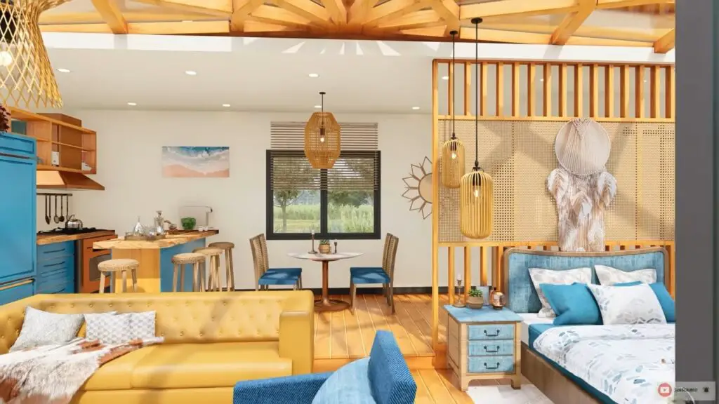 A Remarkable 40ft Shipping Container House Model