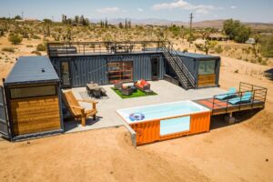 $650K Eco-Home from 3 Shipping Containers in Joshua Tree, CA