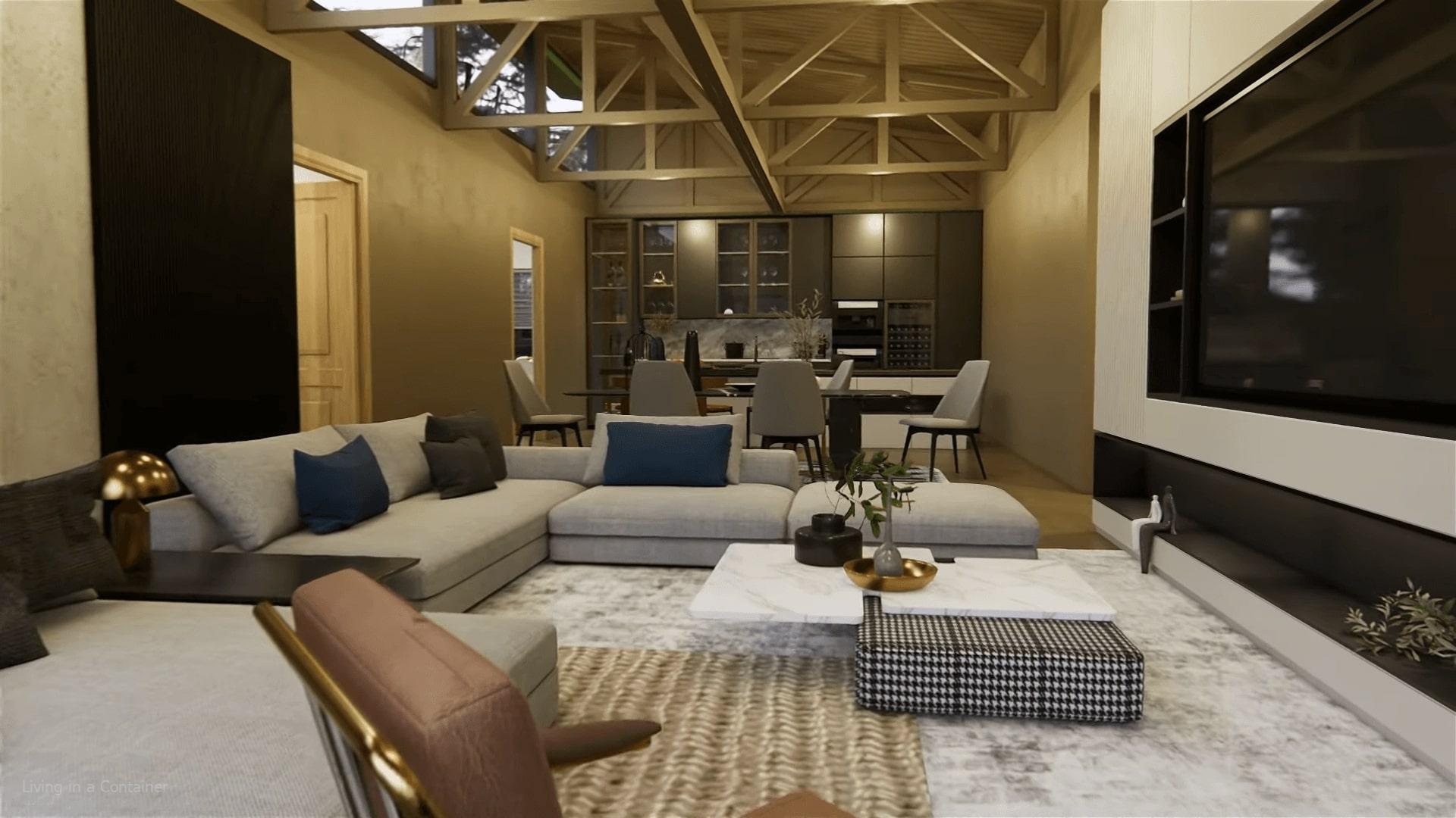 How Five 40ft Containers Became a 3 Bedroom Residence