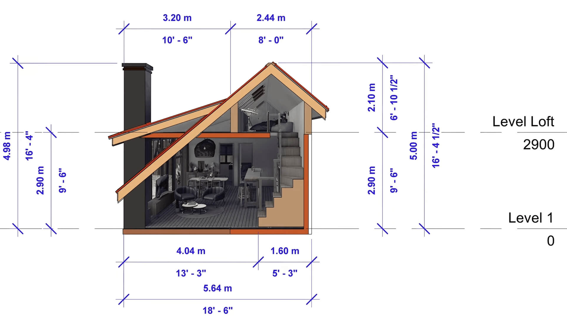 Triangular Design of a 40 ft Shipping Container Home