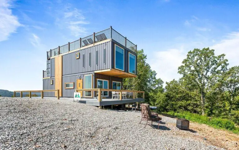 Four Containers, Two Stories, One Dream: Unique Container Home with a View
