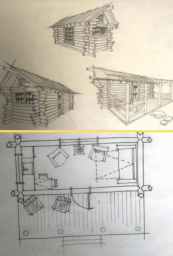 Hybrid Shipping Container Log Cabin Home Built for $16,900