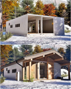 3 40' Shipping Container Home Plan for Innovative Living